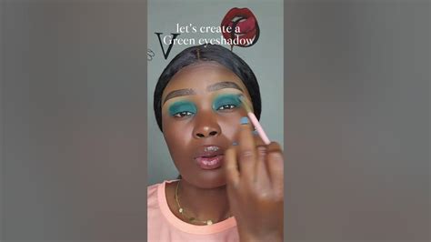 Green Eyeshadow Tutorial ️ Makeuptutorial Fypyoutube