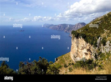 Sentiero Degli Dei Positano Campania Italy Stock Photo Alamy