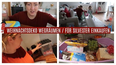 AUFRÄUMEN VOR SILVESTER EINKAUFEN DAILY VLOG YouTube