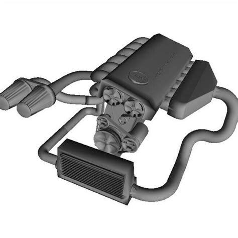 Stl File Tvt6r Twin Turbo Inline 6 🏠 ・3d Printer Design To Download・cults