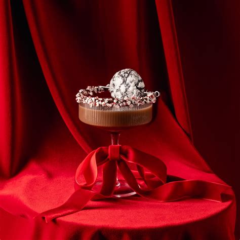 Choco Peppermint Crinkle Cookie Tini