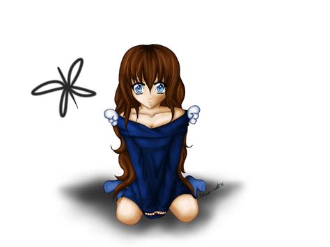 Anime Girl By Xblue Catx On Deviantart