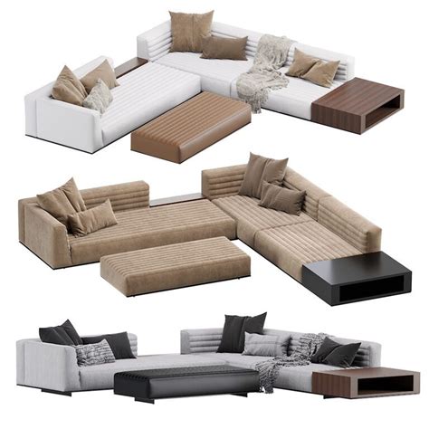 Node Systeme Sofa By Architonic 359034 3d Model Download 3d Model