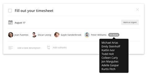 Redbooth Update Assign A Task To Multiple People At Once Redbooth