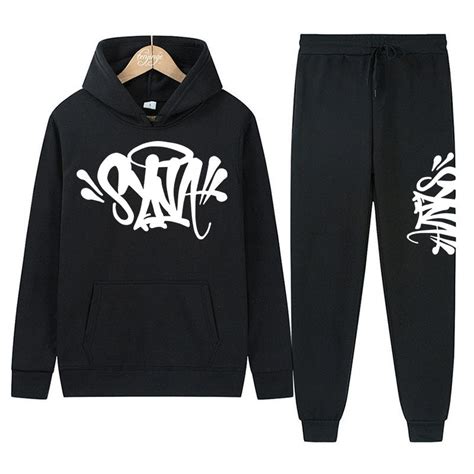 Marca De Rua Fashion Casual Tracksuits Tops Calças Longas Conjunto