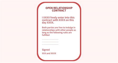 How To Draw Up A Relationship Contract And Do You Need One