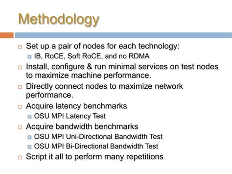 Implementation And Comparison Of Rdma Over Ethernet Ppt