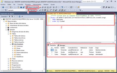 SQL ORDER BY Ordena Resultado En Consulta Sqlserverdb