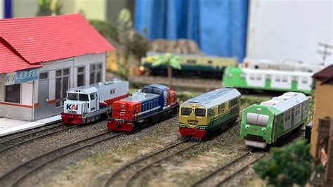 Drama Kereta Api Cc201 Bb300 And Bb302 Langsiran Mengangkut Gerbong