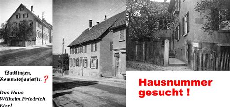 Wer kann mir die Hausnummer nennen? - Waiblingen