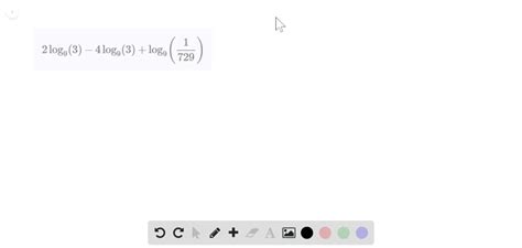 Solved For The Following Exercises Use Properties Of Logarithms To