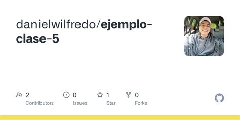 Ejemplo Clase Readme Md At Main Danielwilfredo Ejemplo Clase Github