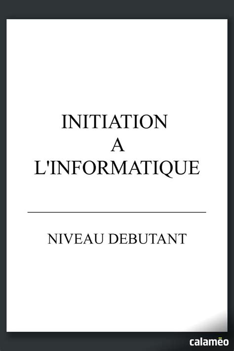 Initiation Informatique Debutant En 2025 Apprendre Linformatique