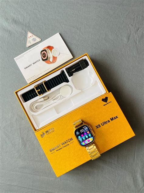 W&O X8 Ultra Max Golden Edition Smartwatch 49mm Full Screen – Easybuy