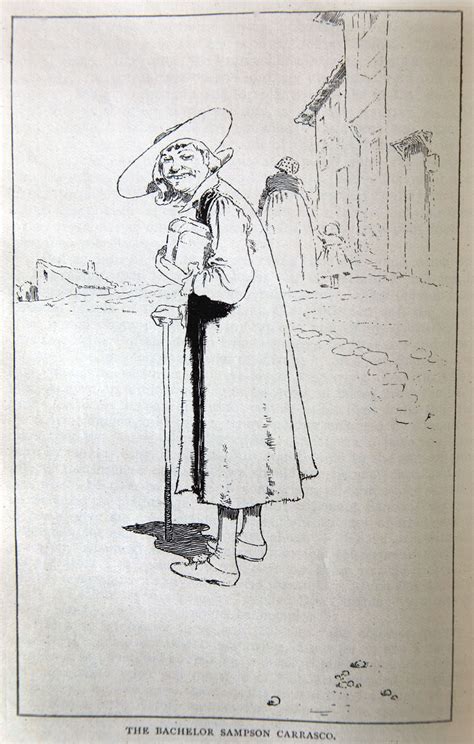 Retrato del bachiller Sansón Carrasco La fama de Don Quijote Banco