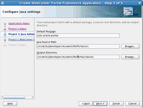 Creating Webcenter Portal Framework Applications