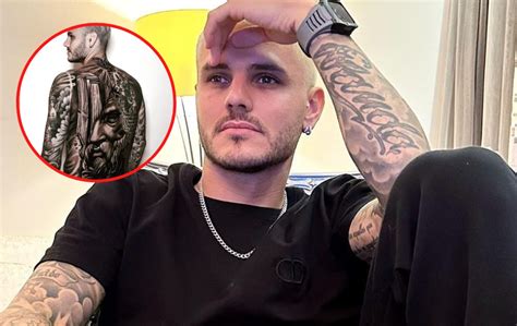 Mauro Icardi Mostró Las Fotos Del Nuevo Y Enorme Tatuaje Que Se Hizo En