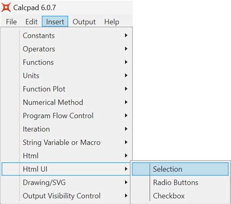 Html UI With Calcpad Calcpad