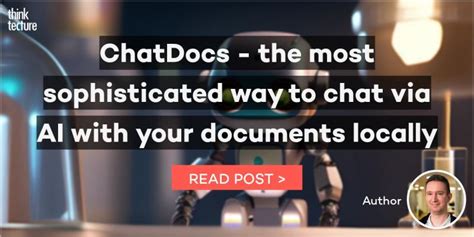 Thinktecture Ag On Linkedin Chatdocs The Most Sophisticated Way To