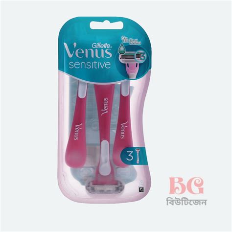 Gillette Venus Sensitive Disposable Razors For Women 3 Pack