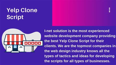 Ppt Yelp Clone Script Tripadvisor Clone Powerpoint Presentation