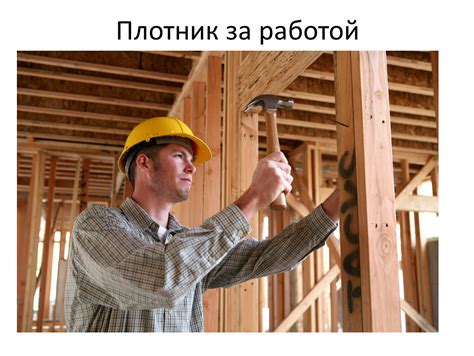 Профессия плотник Формат Pptx Опубликовано 14082022 в 185539