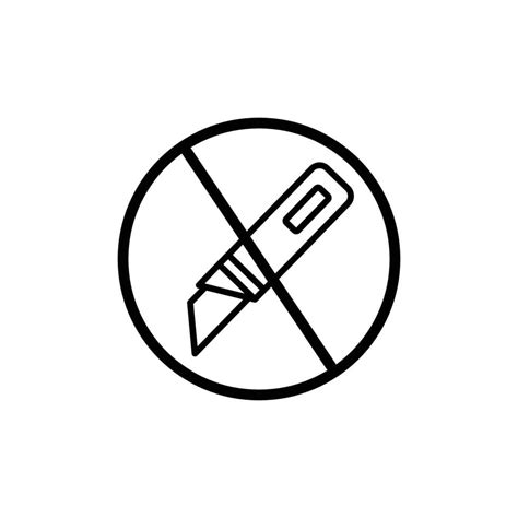 Do Not Cut Sign 50005696 Vector Art At Vecteezy