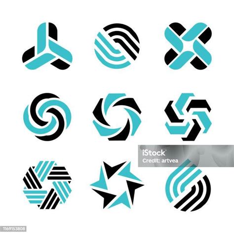 로고 요소 디자인 로고에 대한 스톡 벡터 아트 및 기타 이미지 로고 팀워크 원형 Istock