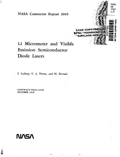 Pdf 11 Micrometer And Visibl E Emission Semiconductor Diode