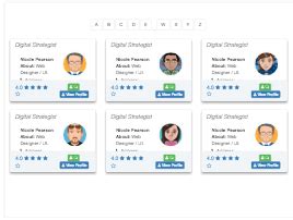 Bootstrap Html Snippet Rating Contacts