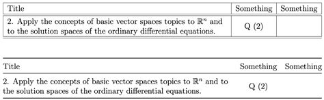 Tables Cell Vertically Centered TeX LaTeX Stack Exchange