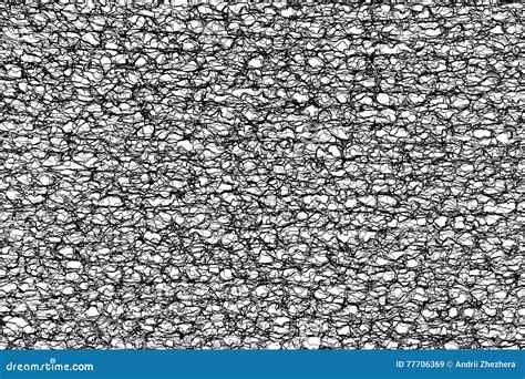 Silueta De La Malla Negra Enredada Aislada En El Fondo Blanco Imagen De