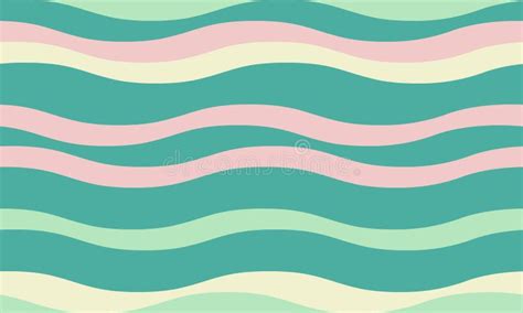 Serene Pastel Wave Pattern Perfect For Backgrounds Website Designs Or Textile Prints Stock