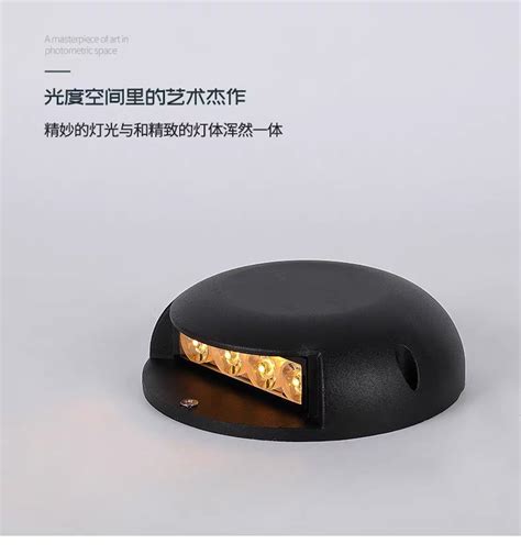 LED网红步道灯3W七彩人体感应智能跑道地脚灯侧透光墙角龟背灯512 阿里巴巴