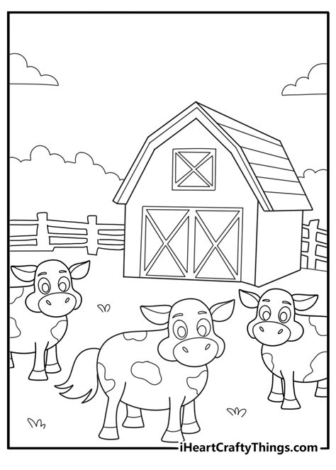 20 Barn Coloring Pages 100 Free Printables