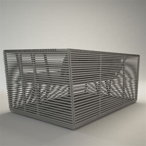 줄무늬 안락 의자 3d 모델 16 Max Free3d