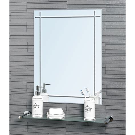 Frameless Bathroom Mirror Ideas Frameless Wall Mirrors Art Deco