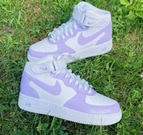 Lilac Purple Nike Air Jordan 1 Mid Custom Artofit