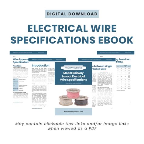 Railwayscenics Electrical Wire Types And Specifications Pdf Ebook