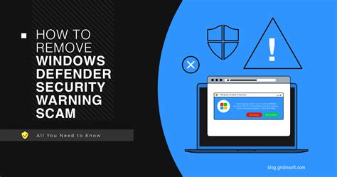 How To Remove Windows Defender Security Warning Scam Gridinsoft Blog
