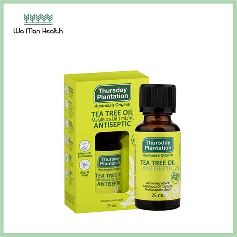 Thursday Plantation 100 Pure Tea Tree Oil 25ml 華民健康 Wa Man Health
