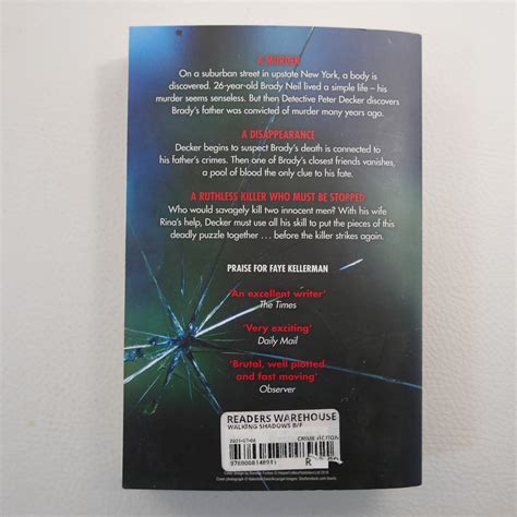 Walking Shadows By Faye Kellerman The Crazy Book Inn
