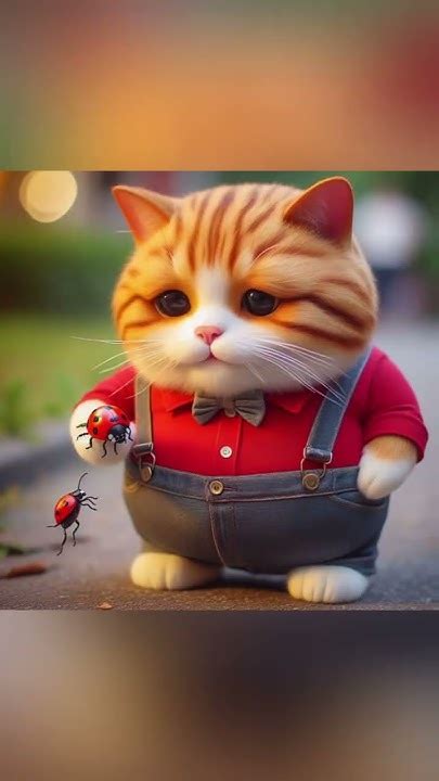 🤝🤝cat And Bettle Friendship 🤝🤝catlover Cuteaistory Kittenwednesdayversion Youtube