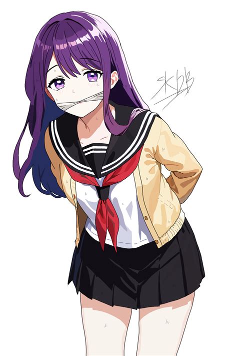 Kubo Nagisa Kubo San Wa Mob Wo Yurusanai Artist Request Highres 1girl Arms Behind Back