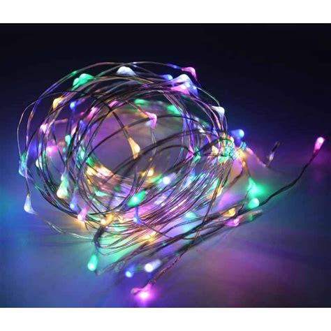 Guirlande LED Lumineuse Fil De Cuivre LED Fairy Lights 10m Multicolore X0002 RGB