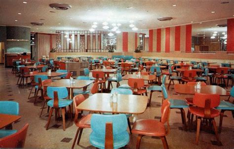 35 Vintage Postcards Of American Cafeterias In The 1950s And 60s