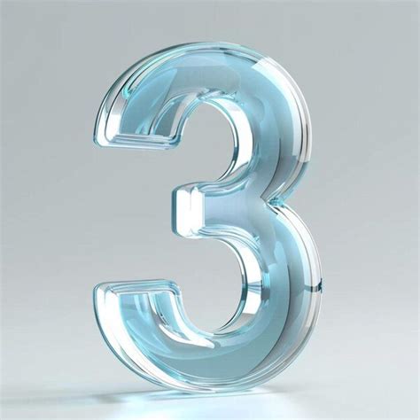 Photo Numerical Number Three In Creative Premium Photo Freepik