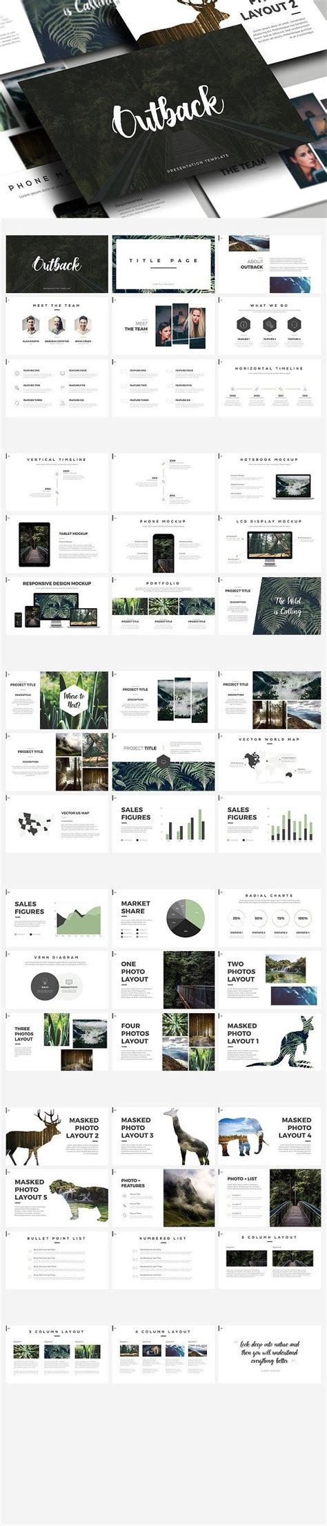 Outback Presentation Template Web Template Design Presentation