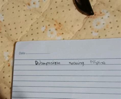 Date Dalampasigan Meaning Filipino StudyX