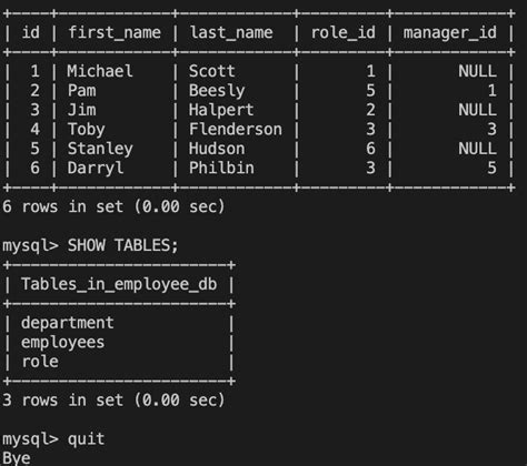 Github Thair Iemployee Tracker